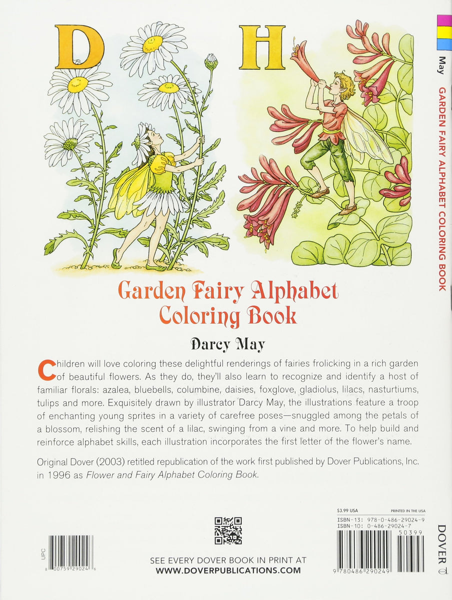 alphabet fairy coloring pages