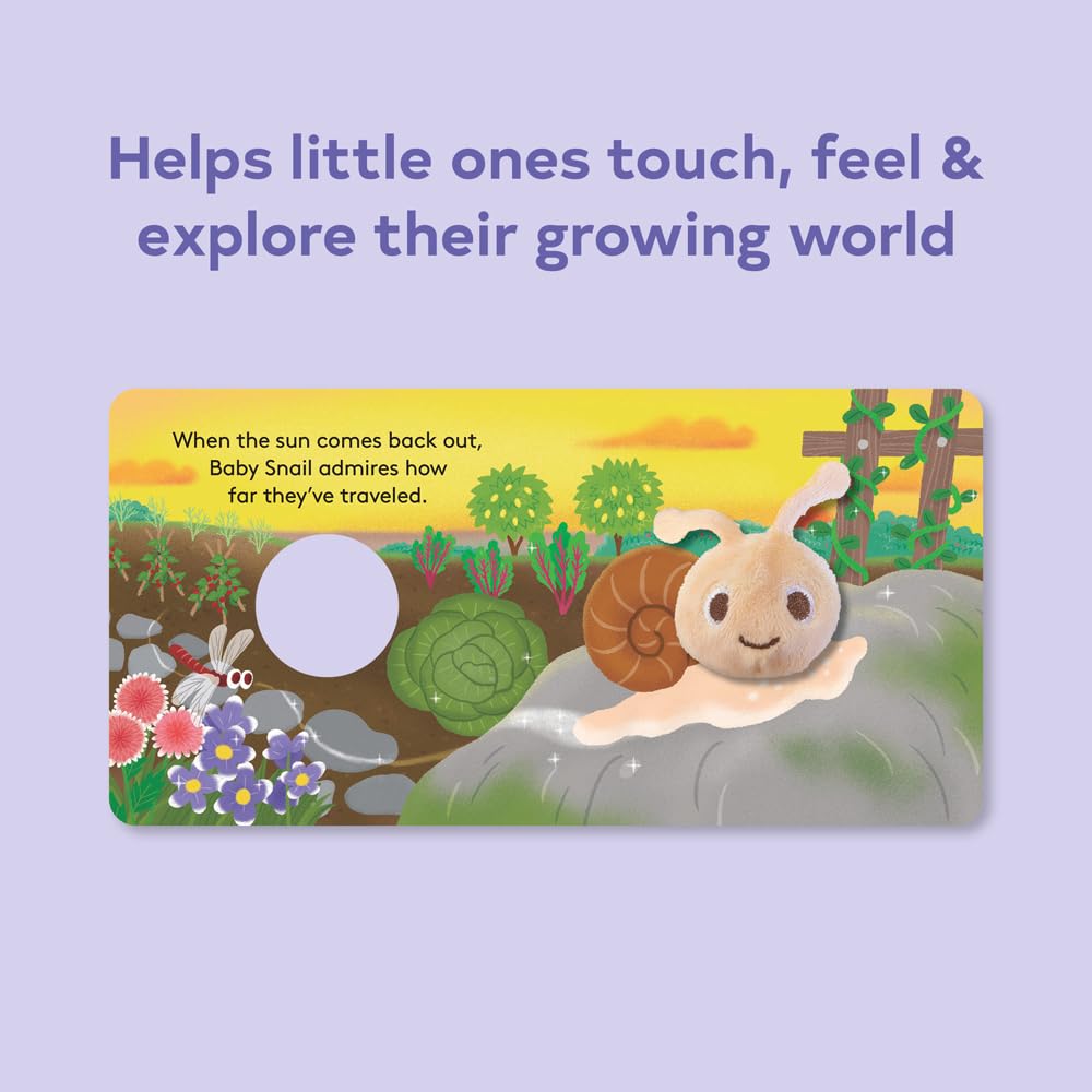 Baby Snail: Finger Puppet Board Book – nature+nurture