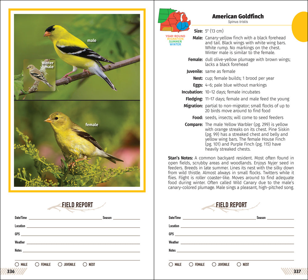 Midwest Birding Companion: Field Guide & Birding Journal (Complete Bir ...
