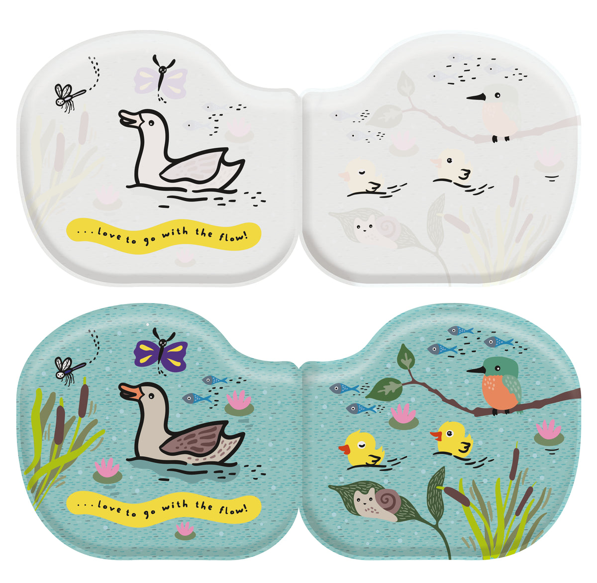 Duck and Friends: Watch Me Change Color in Water! (Wee Gallery Shaped ...