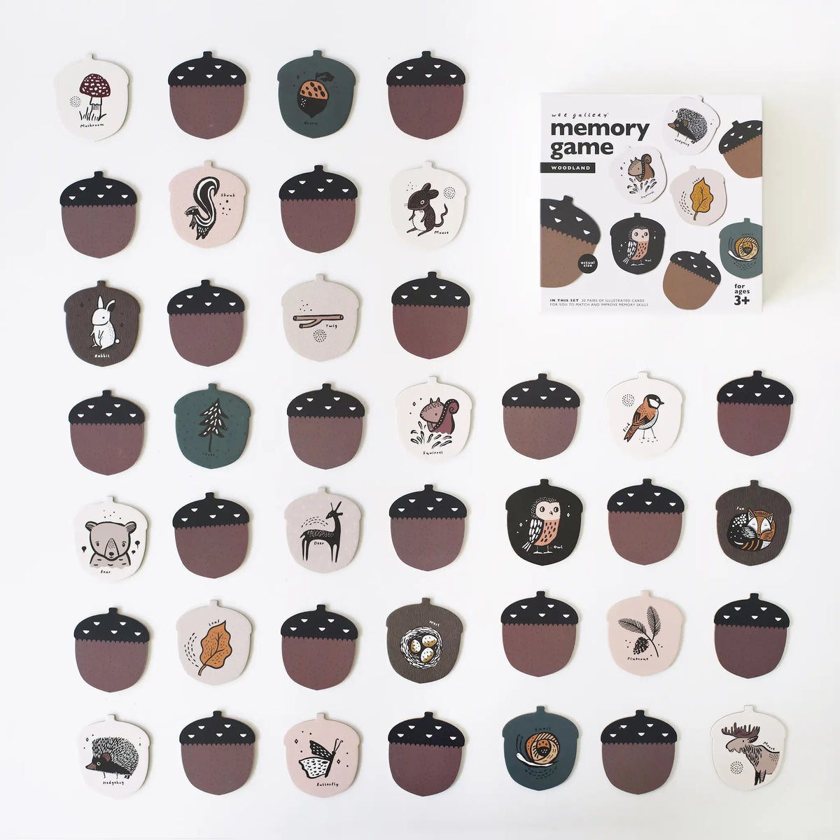 Woodland Memory Game – nature+nurture