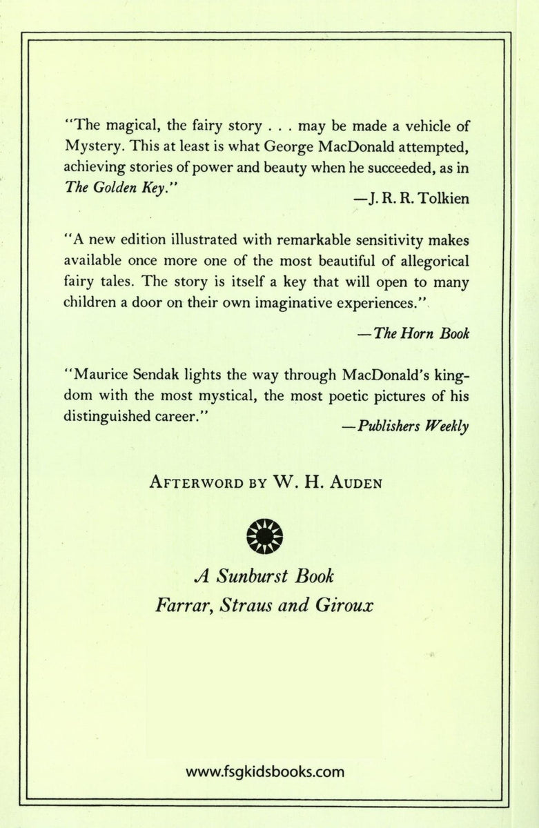 The Golden Key (Revised) by George MacDonald, Maurice Sendak – nature ...
