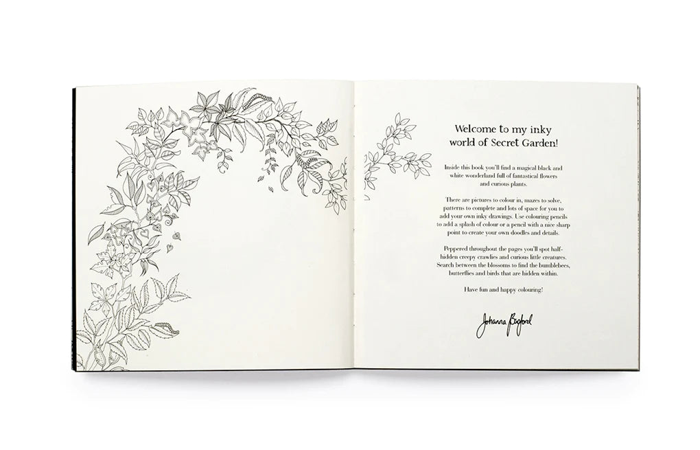 Miniature Secret Garden: A Pocket-Sized Coloring Book for Adults ...