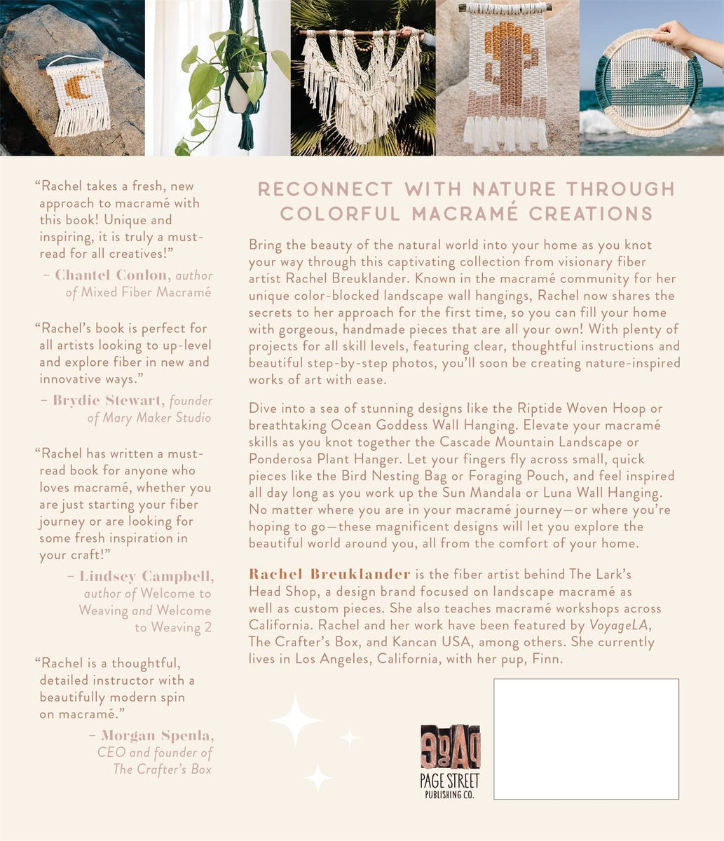Nature Macramé: 20+ Stunning Projects Inspired by Mountains, Oceans, D ...